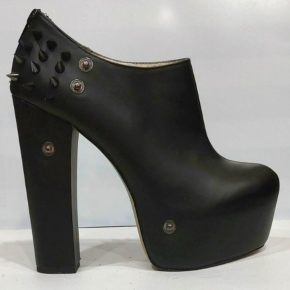 ELLY CLAY | Shoes | Killer Designjenuine Leather Missy Spiked Platform ...